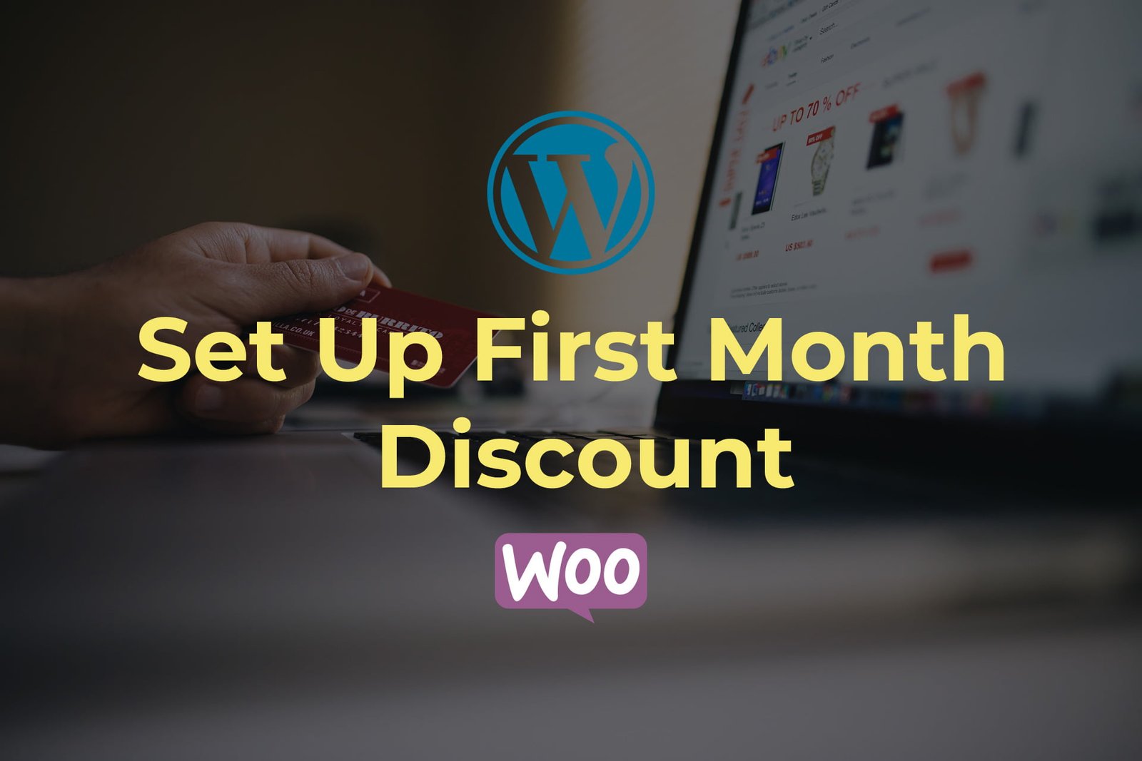 How to set up first month discount with woocommerce subscription